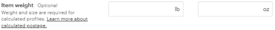 Item_length and item_weight for Etsy (Product dimensions) — Shop Uploader