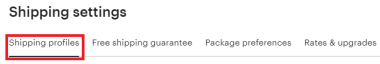 Etsy shipping profiles and shipping_profile_ids - How to guide