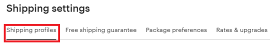 Etsy shipping profiles and shipping_profile_ids - How to guide