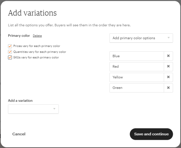 Create an Etsy listing - How to guide