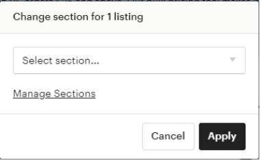 Create new Etsy shop sections - How to guide