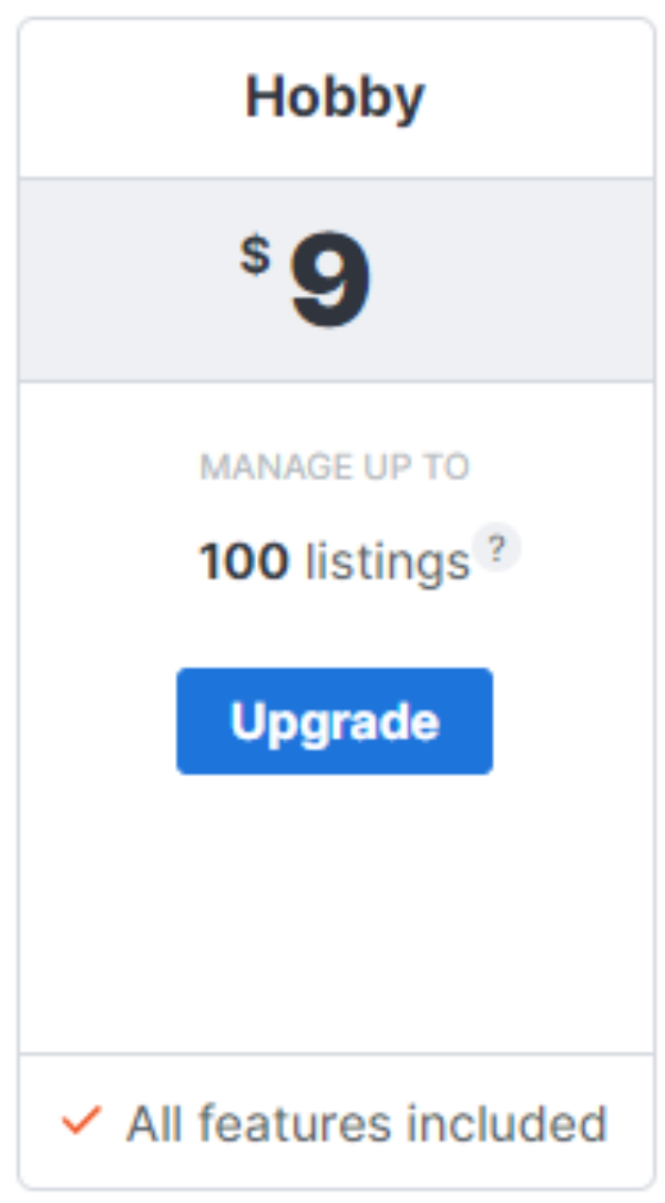 Changing your Shop Uploader subscription plan