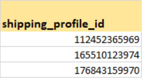 Getting your shipping_profile_id for Shop Uploader