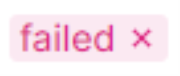 Upload history statuses
